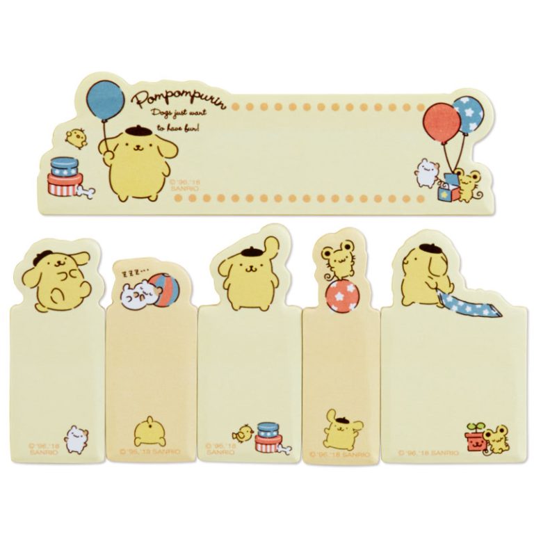 Sticky Notes Play Time POMPOMPURIN - Kittyshop